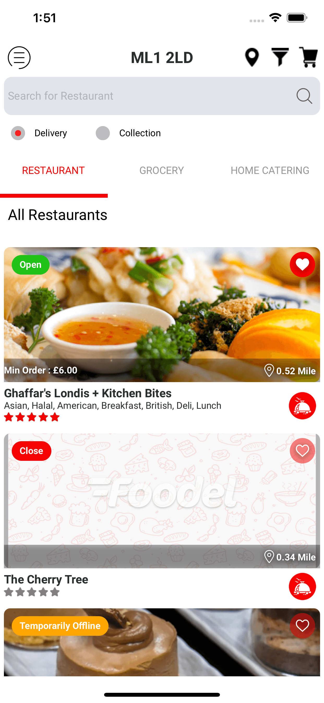 Foodel: Seamless Food Delivery App for Quick Meal Ordering